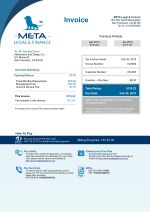 One Page Invoice Template for Document Generation