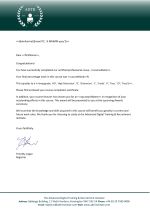 Generate Course Completion Letters from Template