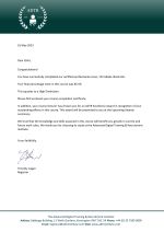 Generate Course Completion Letters from Template