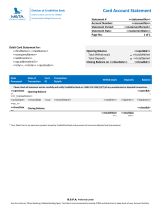 Template For Generating Account Statement