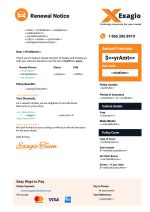 Generate Insurance Renewal Notice from Template