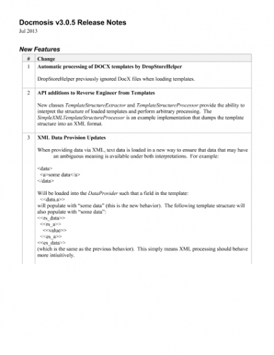 Docmosis-Java (v3.0.5) - Release Notes
