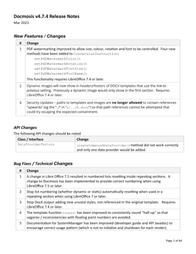Docmosis-Java (v4.7.4) - Release Notes
